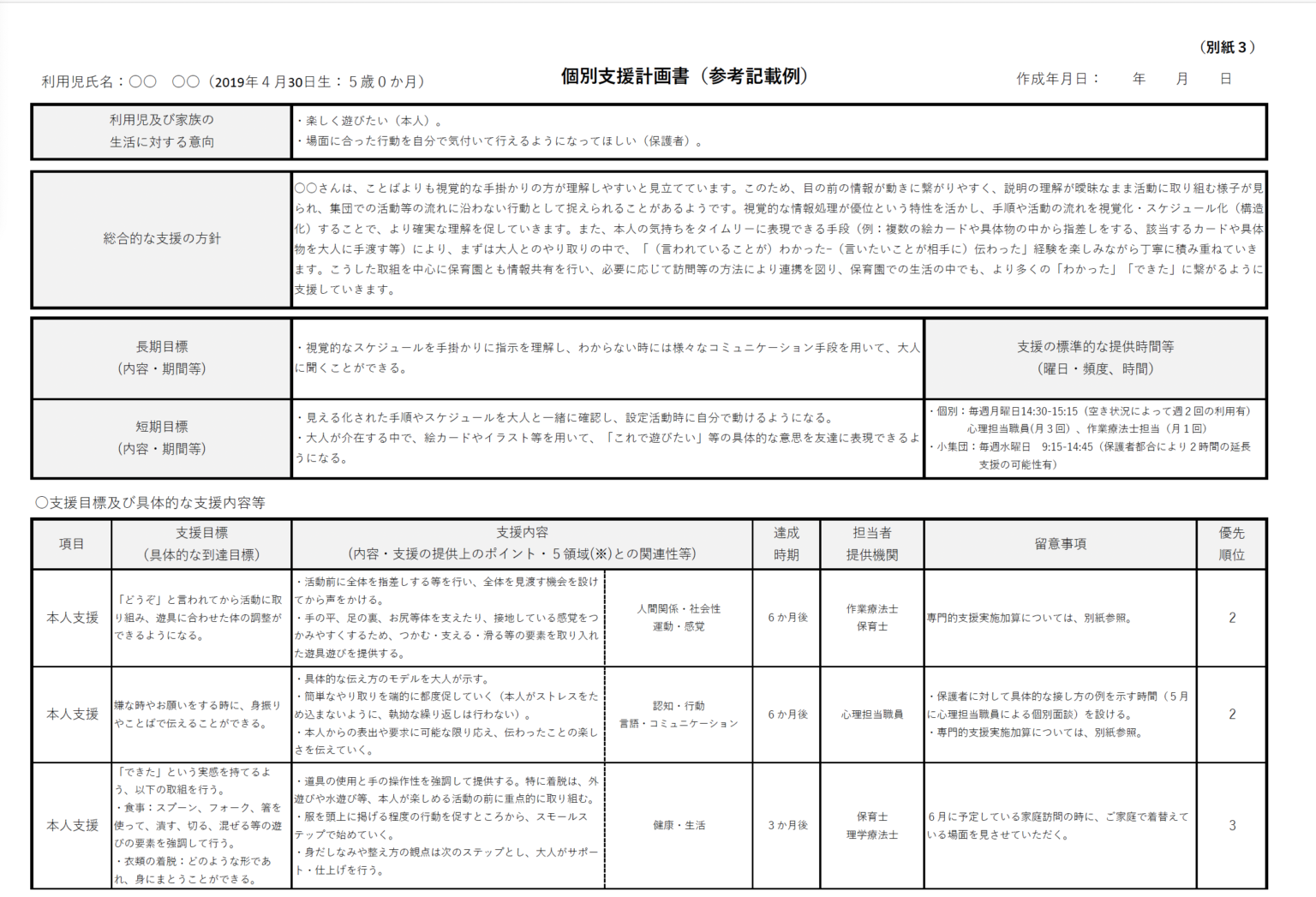 令和6年報酬改定】児発/放デイの新・個別支援計画の書き方、徹底解説！初歩から説明 | 戸根行政書士事務所